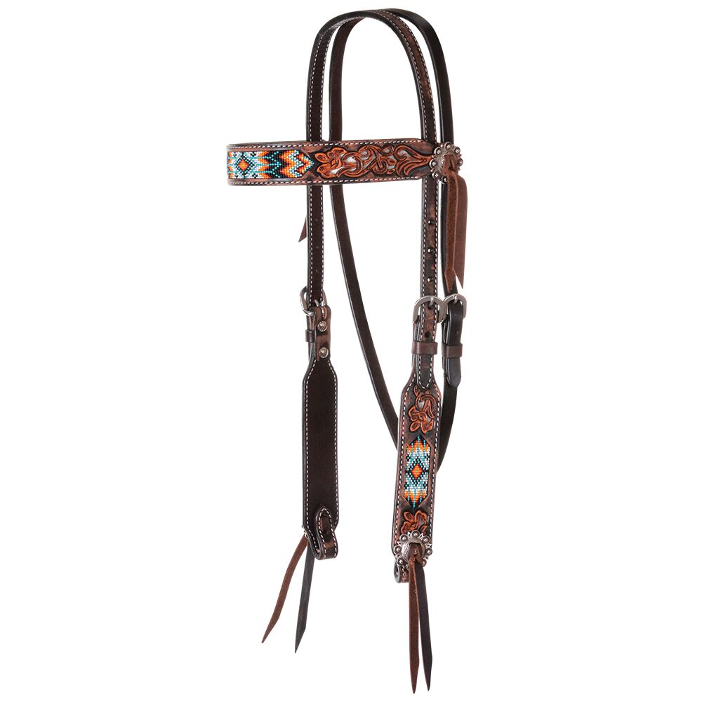 Circle Y Sunset Beaded Browband Headstall – Jopps Tack