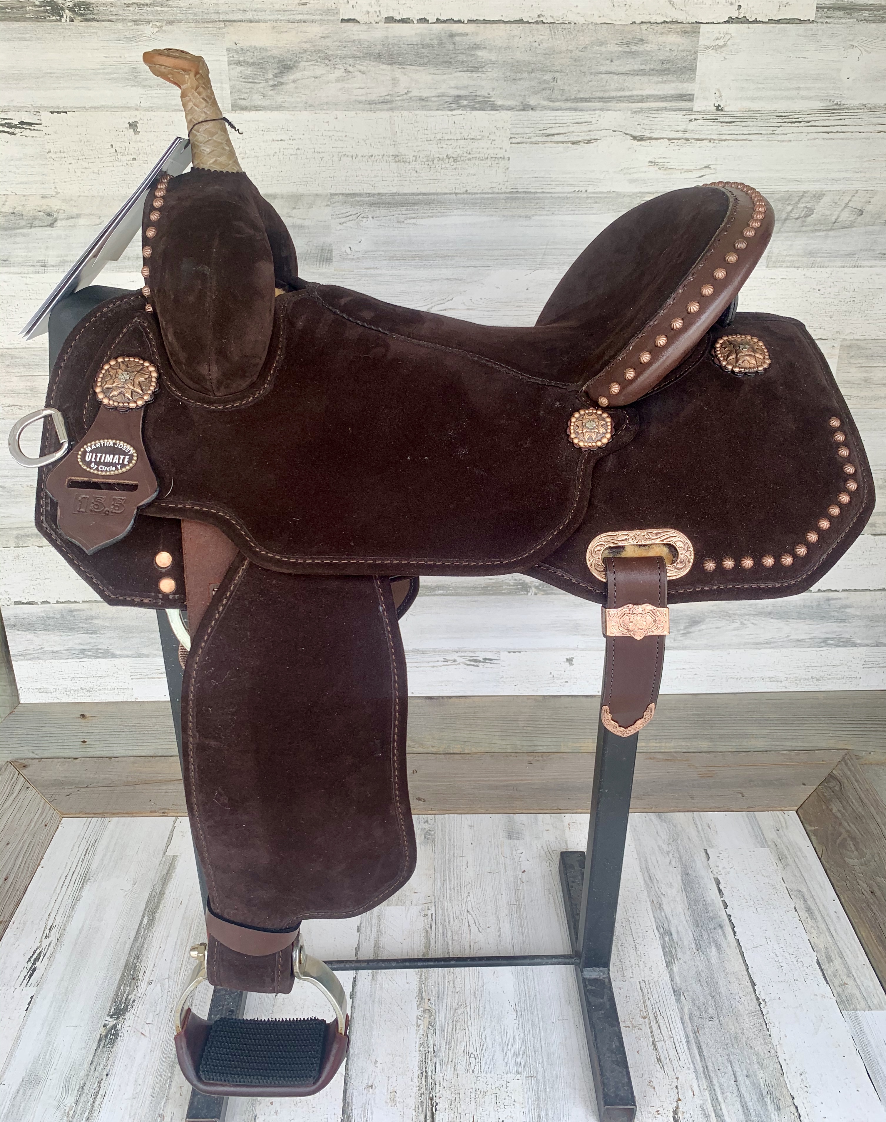 Circle Y Martha Josey Lightweight Lightspeed Barrel Saddle – Jopps Tack