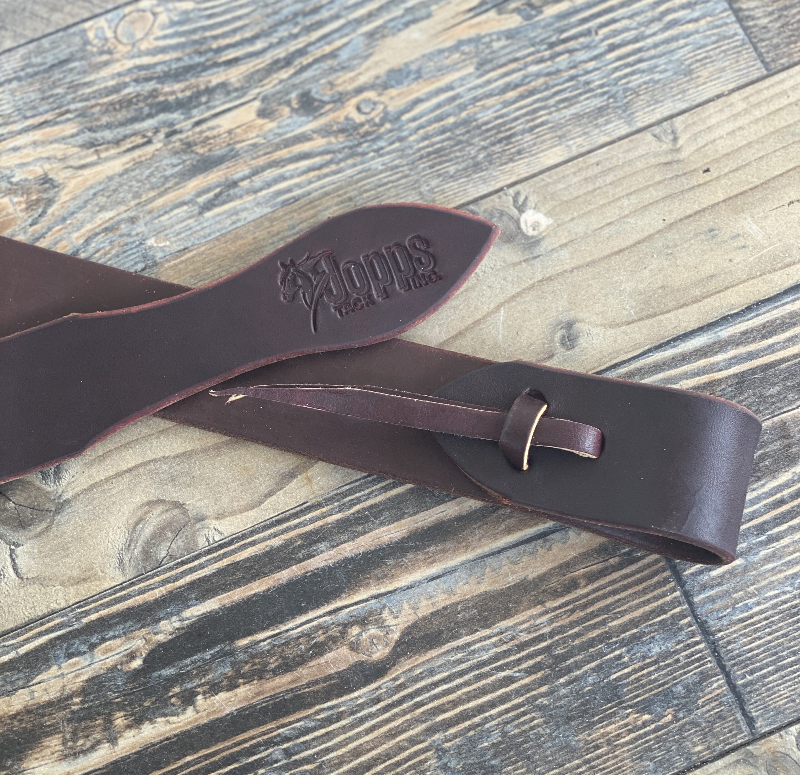 Oiled Red Latigo Leather Cinch Strap – Jopps Tack