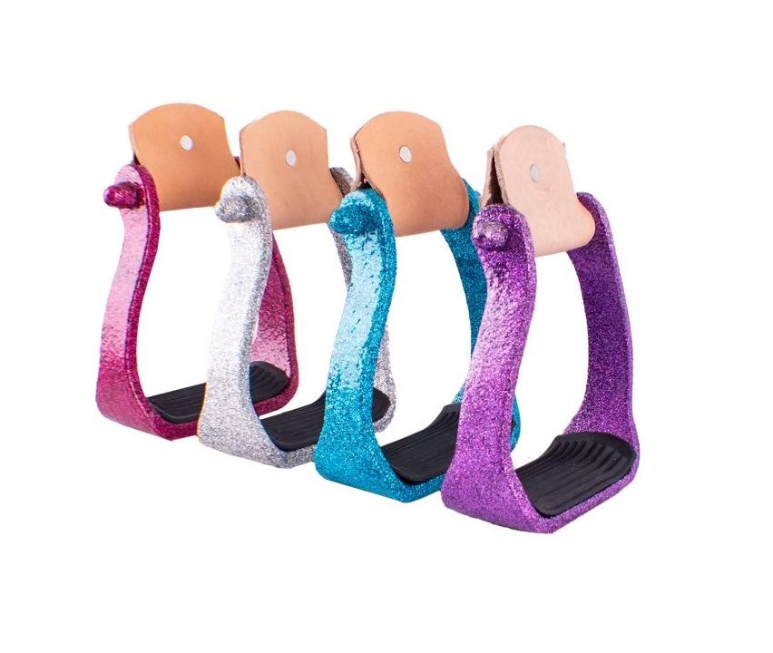 Glitter Epoxy Aluminum Stirrups – Jopps Tack