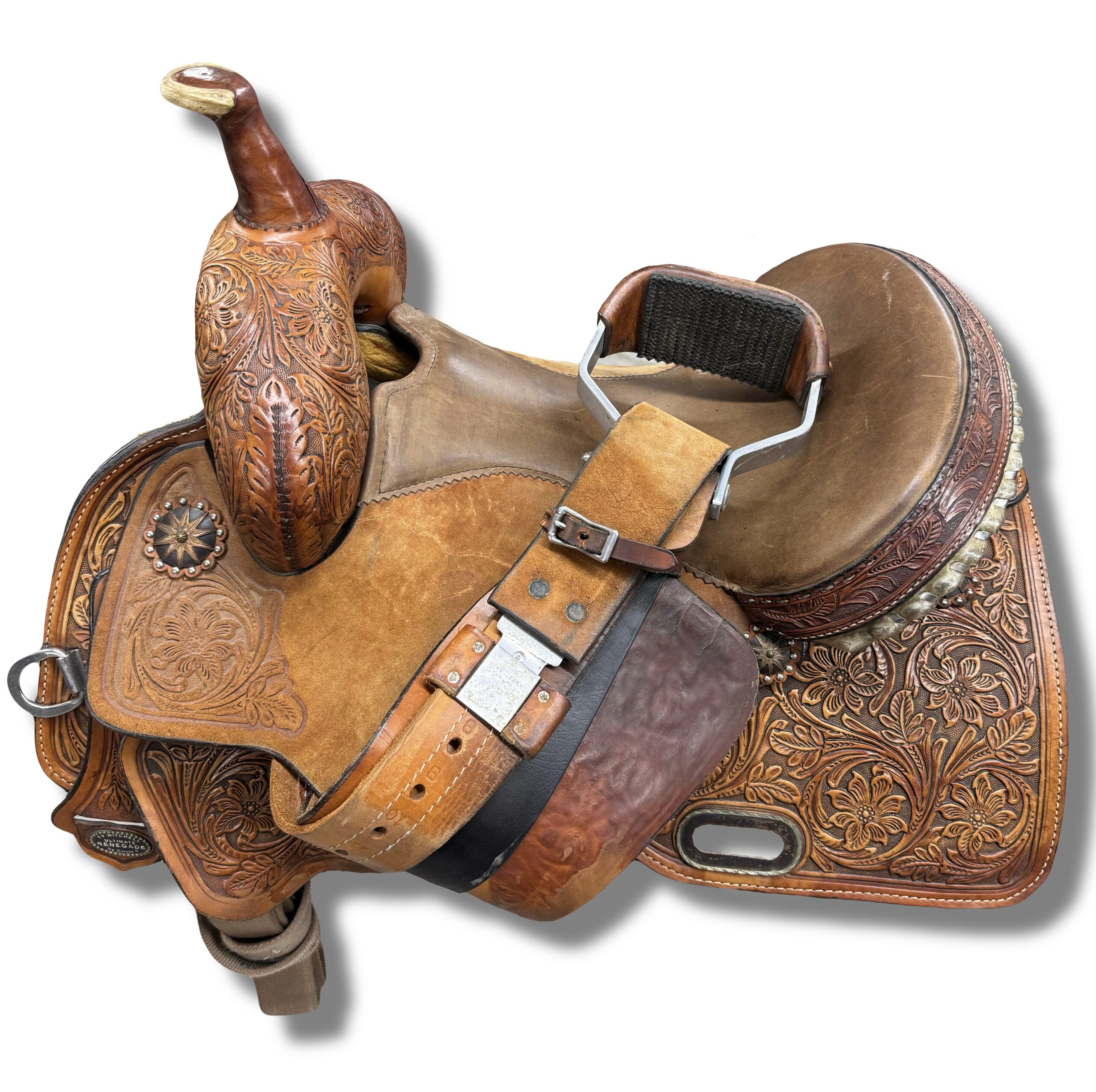 Used 15” Circle Y Ty Mitchell Ultimate Renegade Barrel Saddle – Jopps Tack