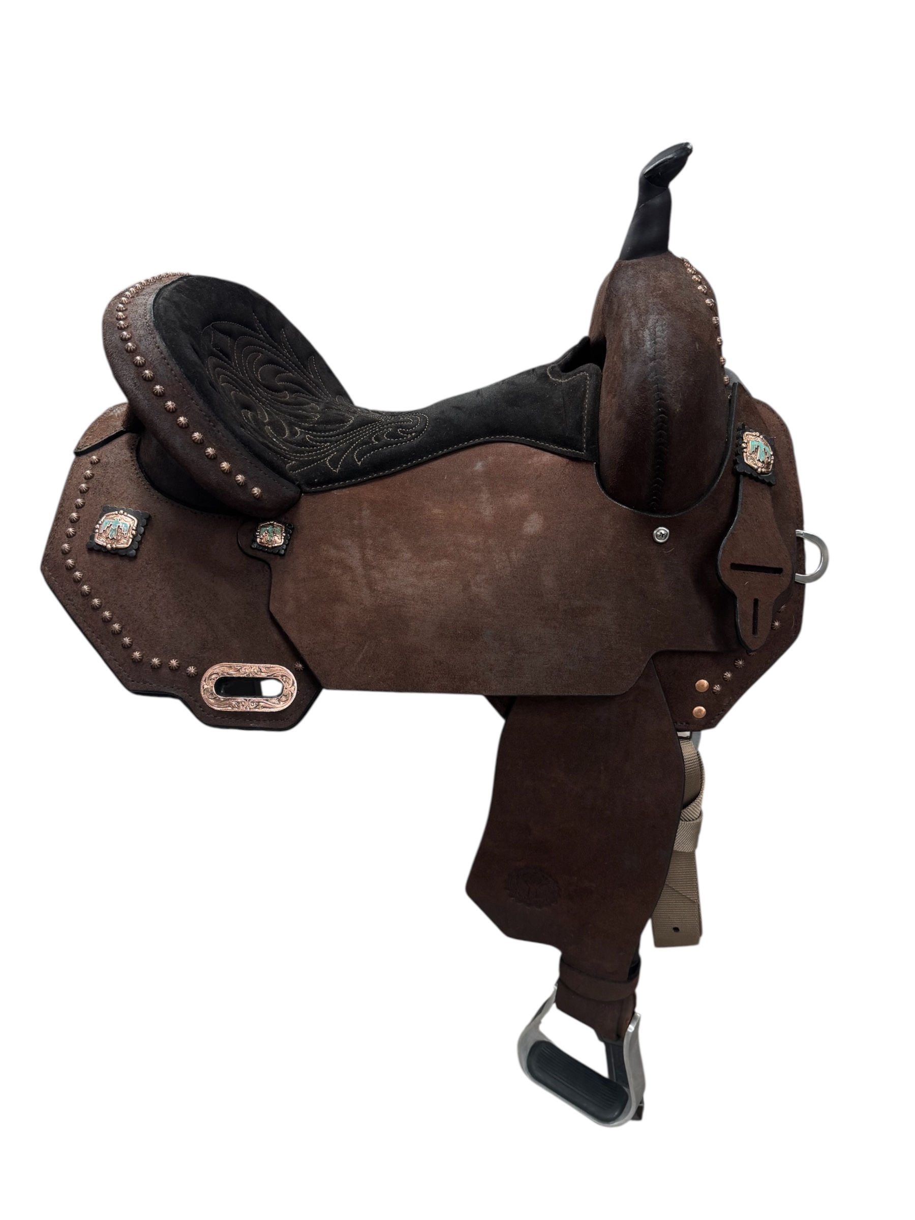15.5” Circle Y JBN Thunderbird Barrel Saddle – Jopps Tack