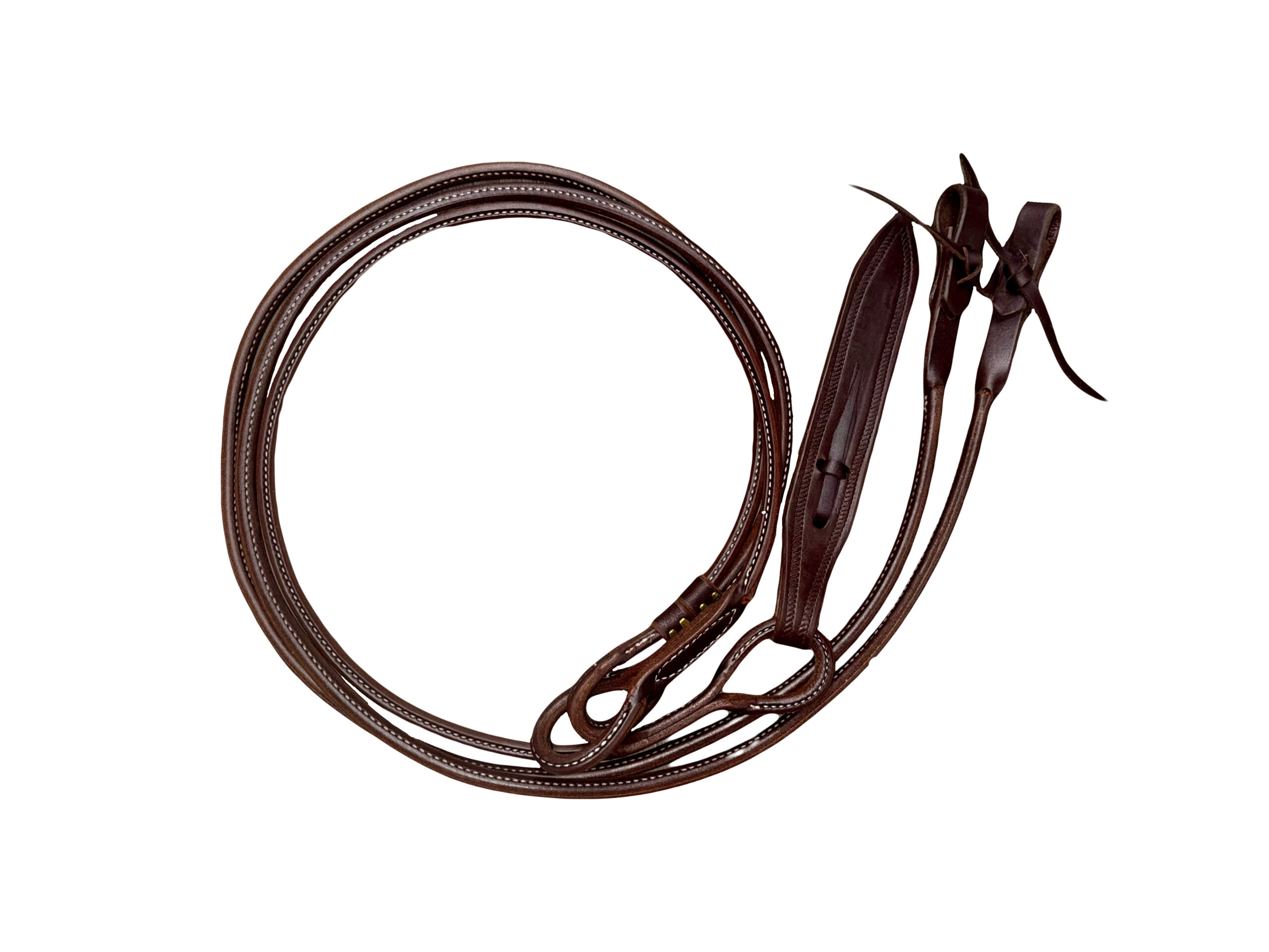 Rolled & Stitched Leather Romal Reins – Jopps Tack
