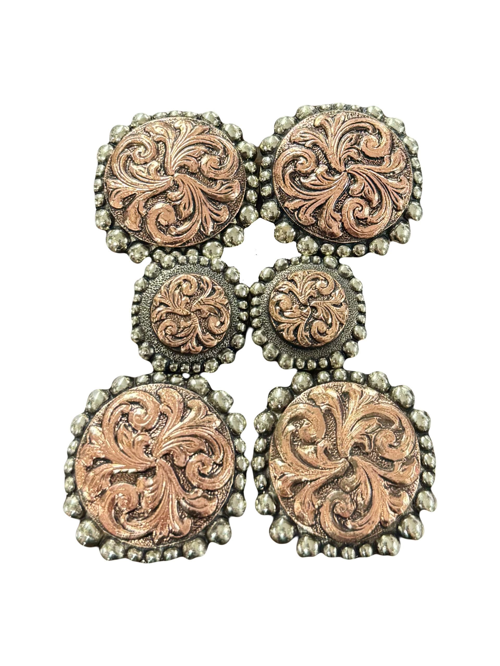 Gold & Silver Dotted Concho Set – Jopps Tack