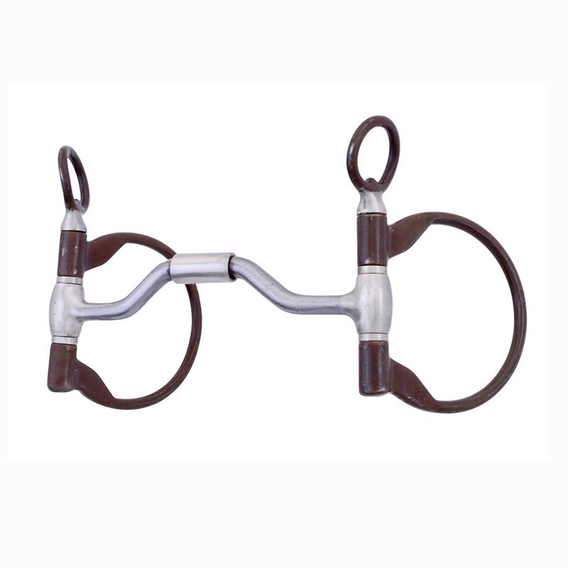 Francois Gauthier Ported Hinged Western Dee Snaffle Bit – Jopps Tack
