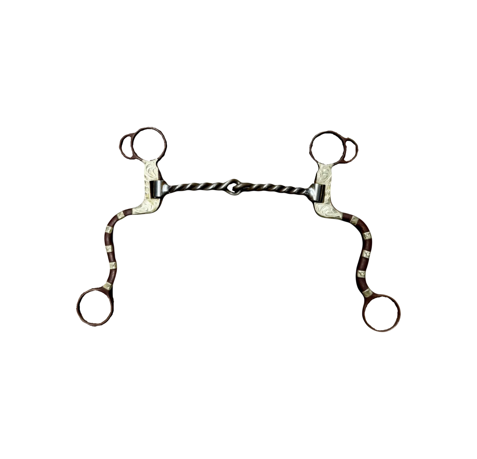 Brown Iron Twisted Wire Snaffle Bit – Jopps Tack