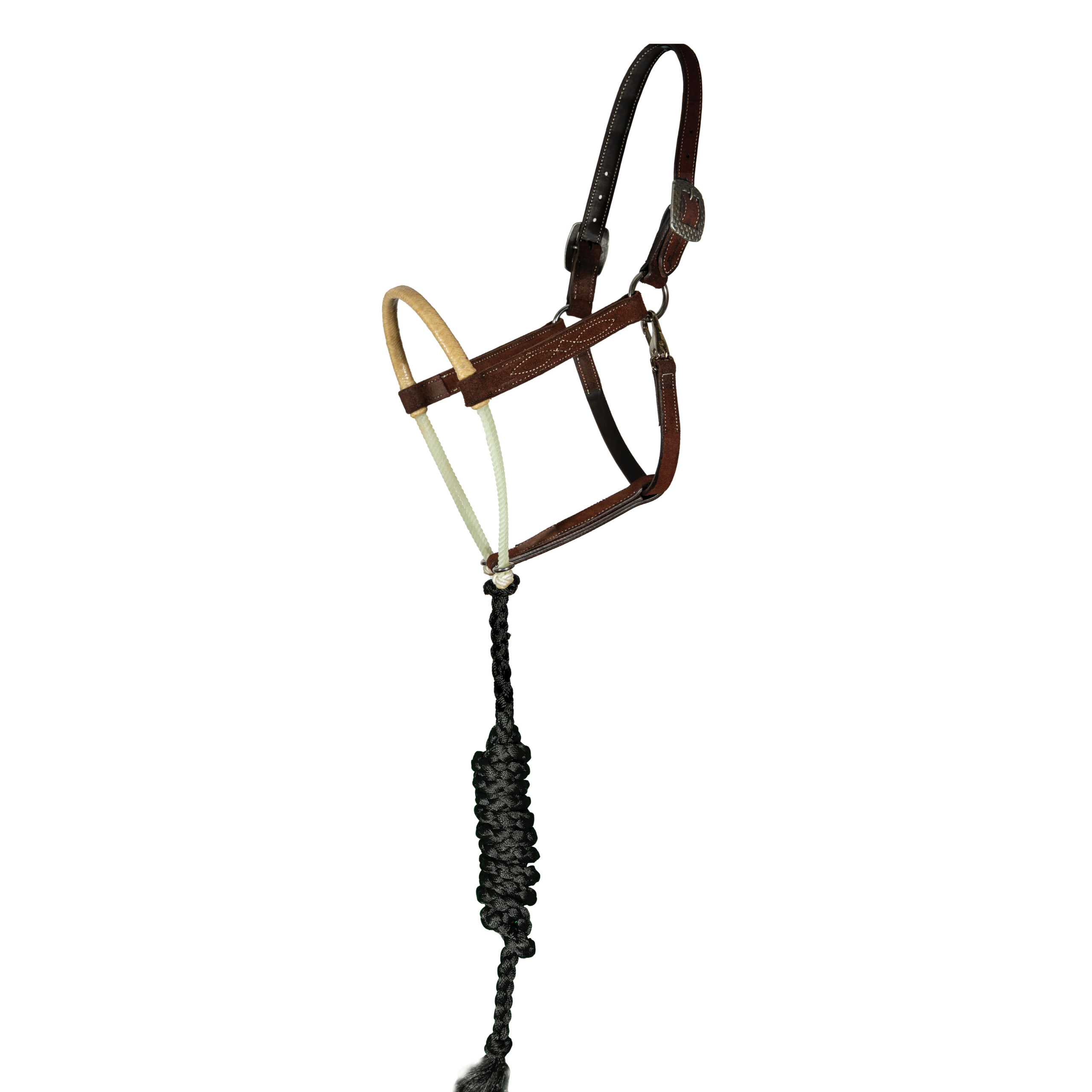 Professionals Choice Rawhide Wrapped, Double Rope Nose, Chocolate ...