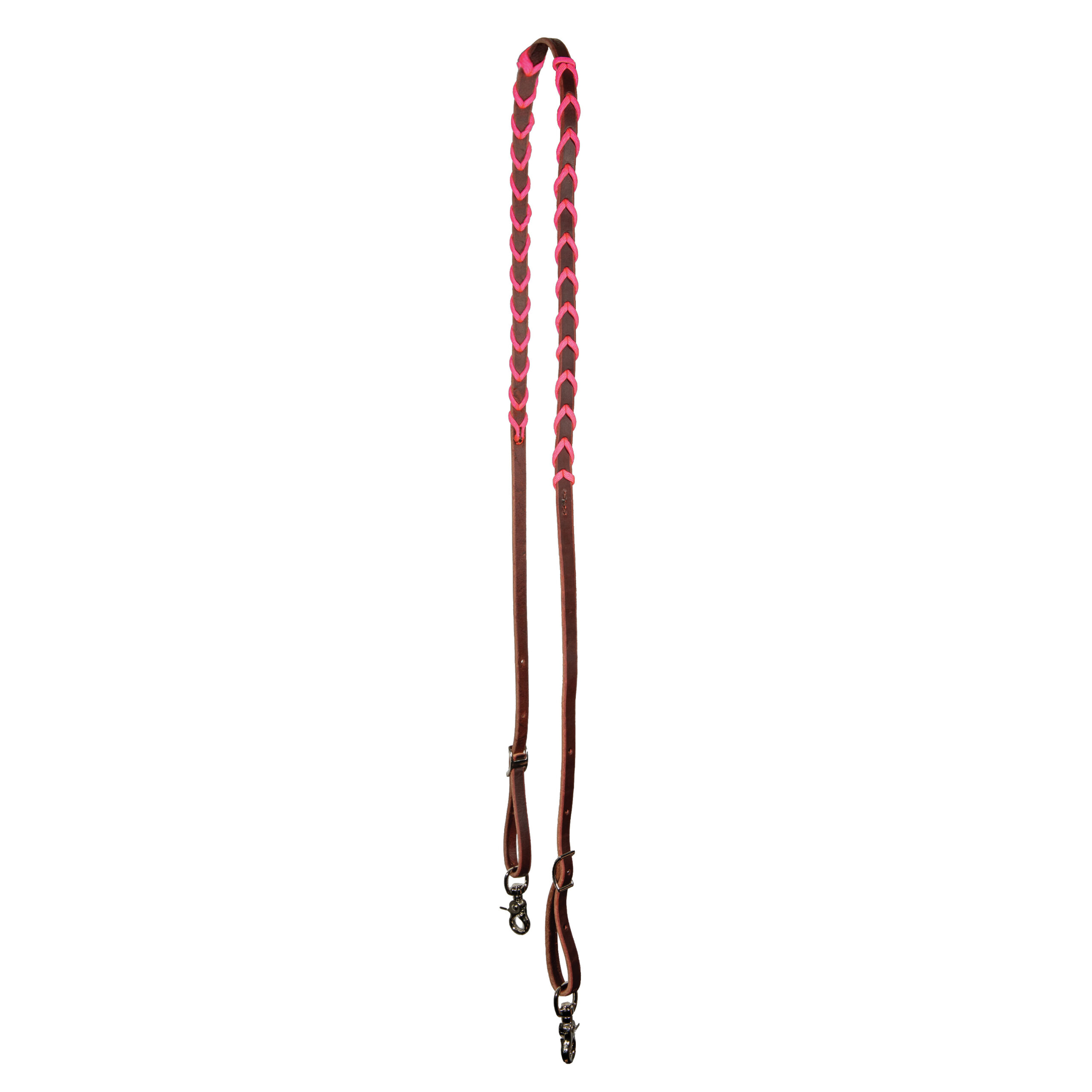 Professionals Choice Pony Burgundy Reins w/ Colored Lacing – Jopps Tack