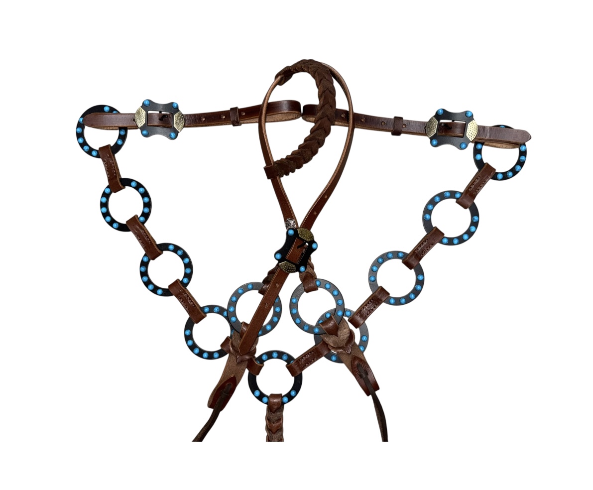 Turquoise Spotted Ring Tack Set – Jopps Tack
