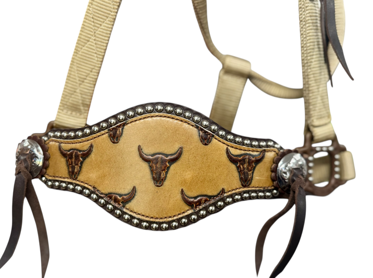 Custom Made Longhorn Bronc Halter – Jopps Tack