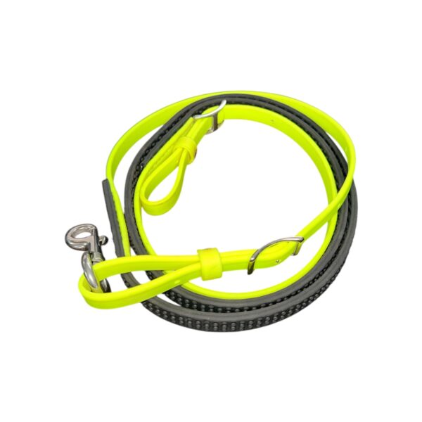 Neon Yellow Biothane Rein w/ Rubber Grip – Jopps Tack